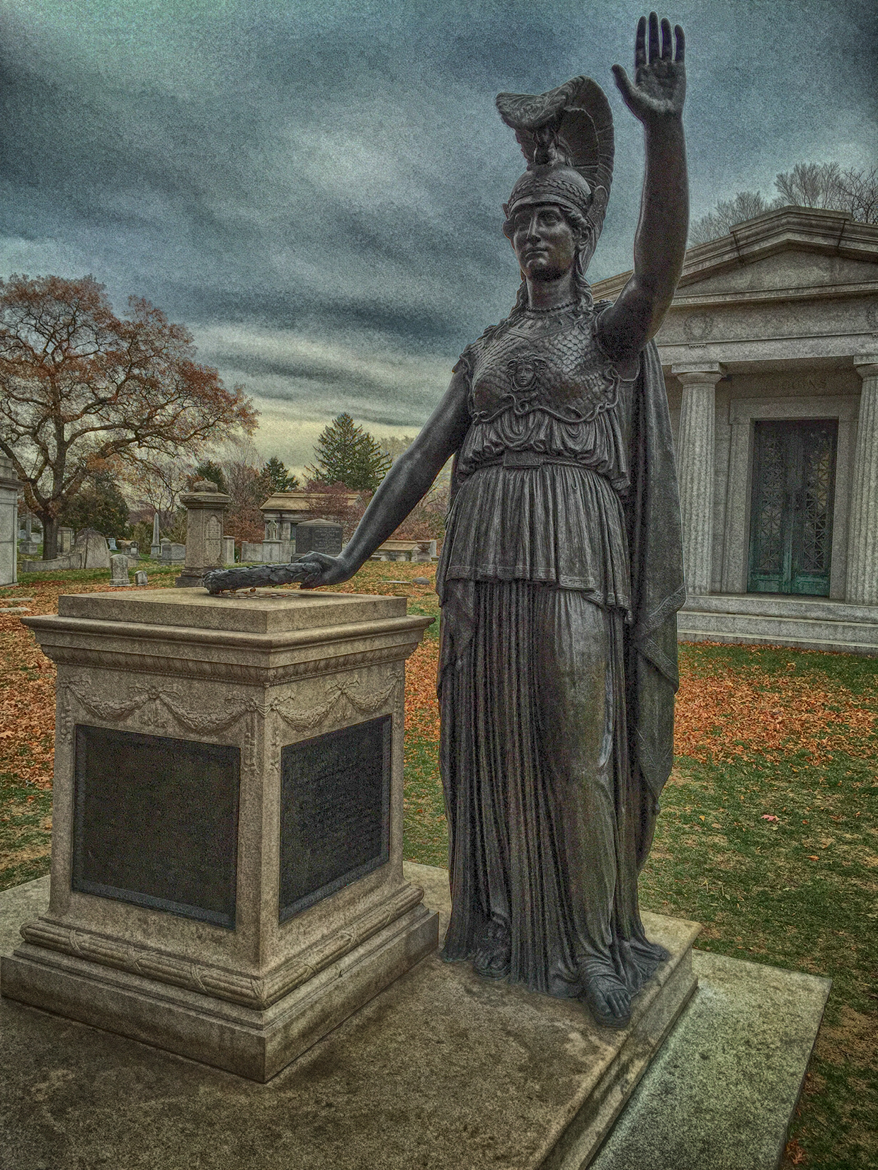 Minerva, Green-Wood Cemetery